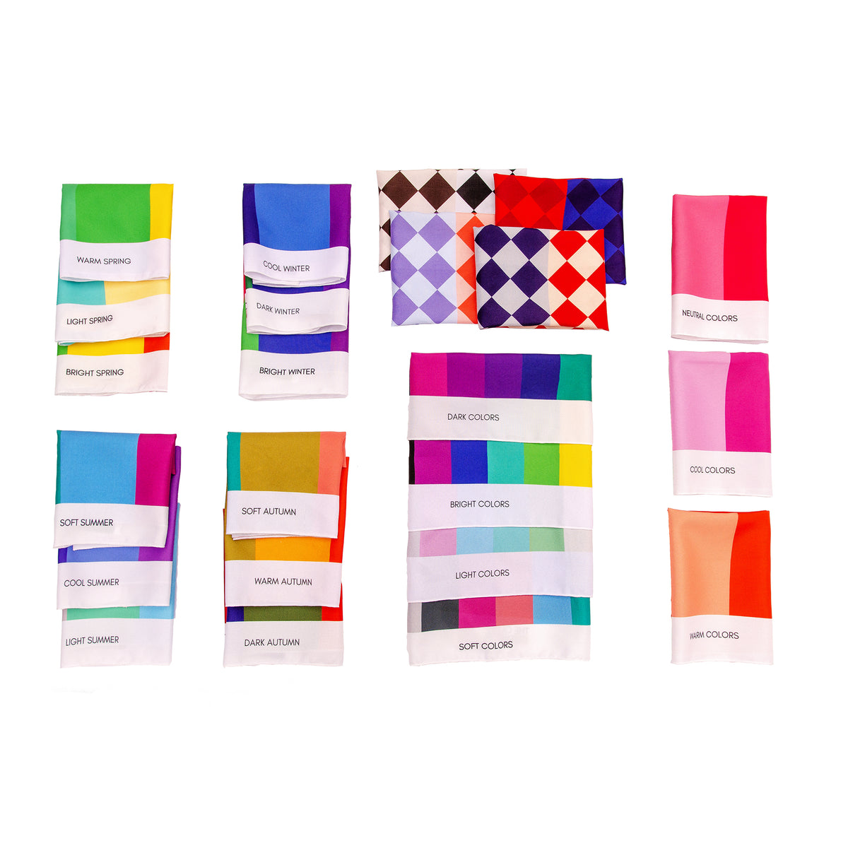 Professional Color Analysis Drapes Full Set – The Outfit Curator